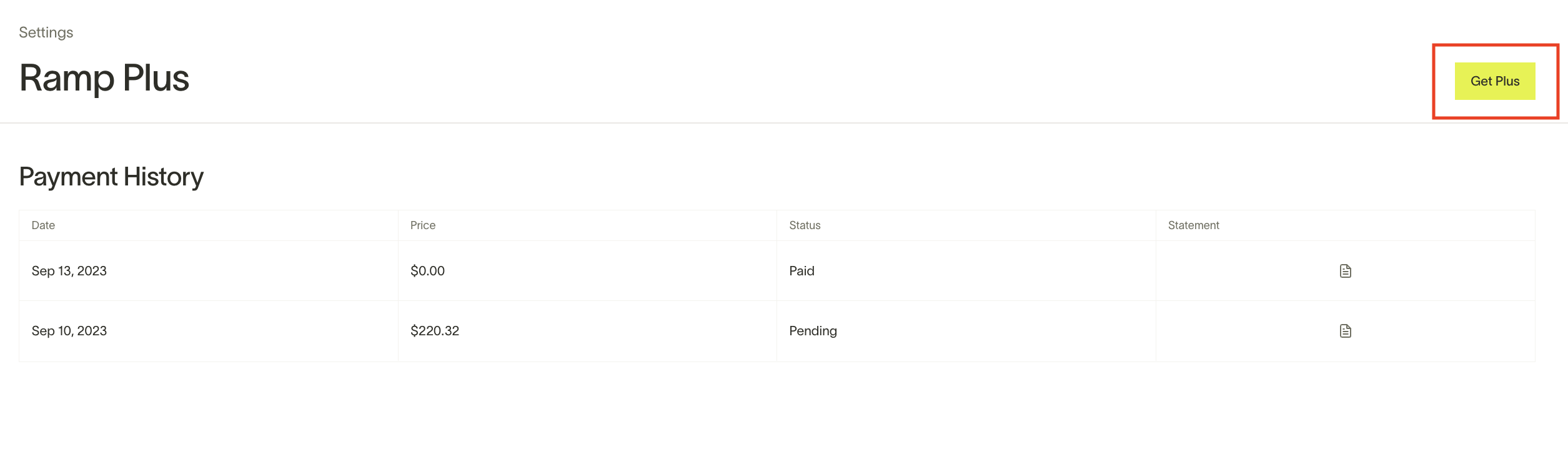 Managing Ramp Plus – Ramp