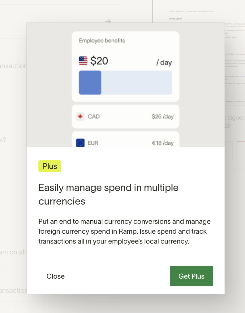 Managing Ramp Plus – Ramp