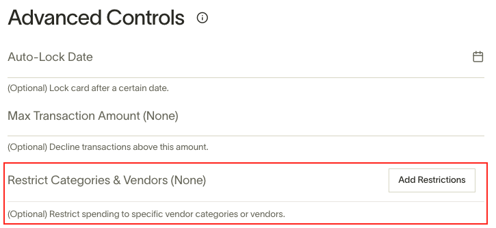 Blocking or Restricting Merchants on Ramp – Ramp