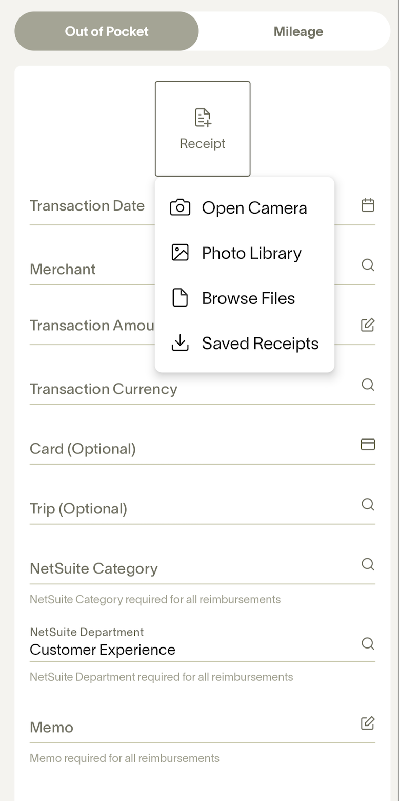 Ramp Mobile App – Ramp