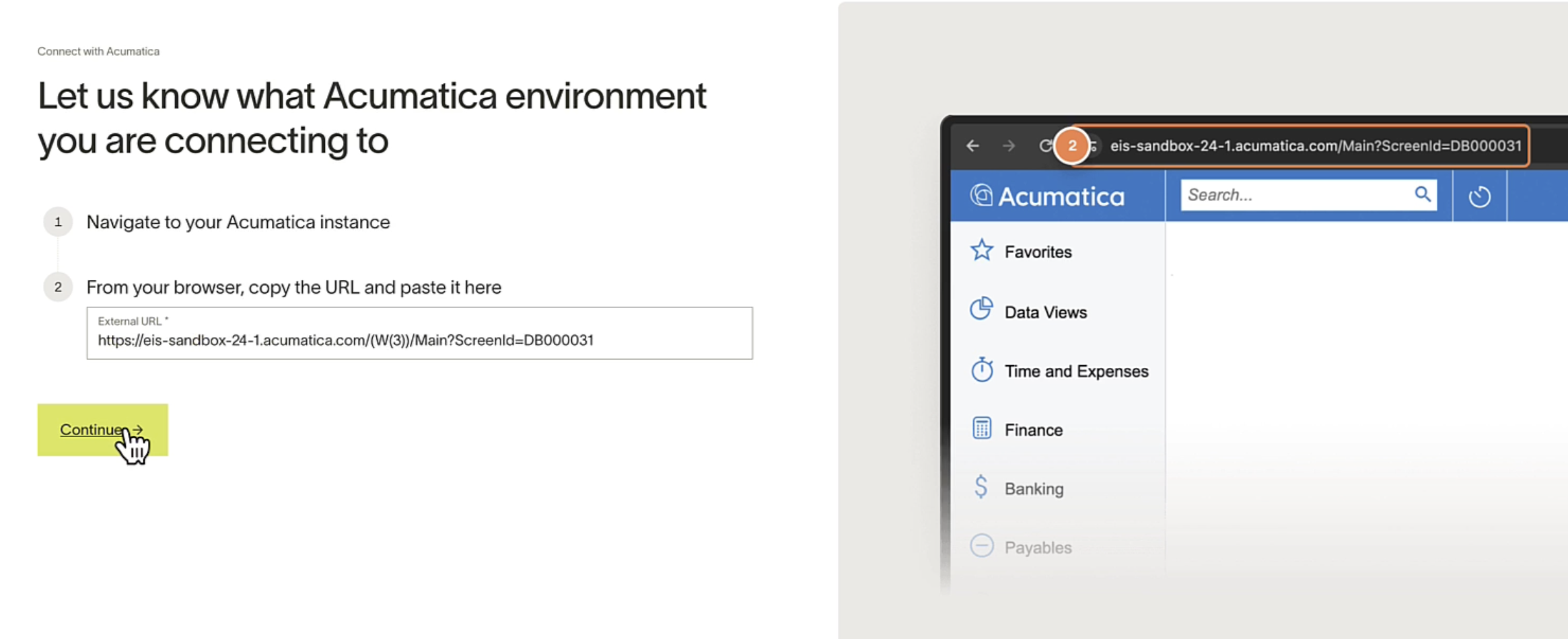 How to connect Acumatica to Ramp – Ramp
