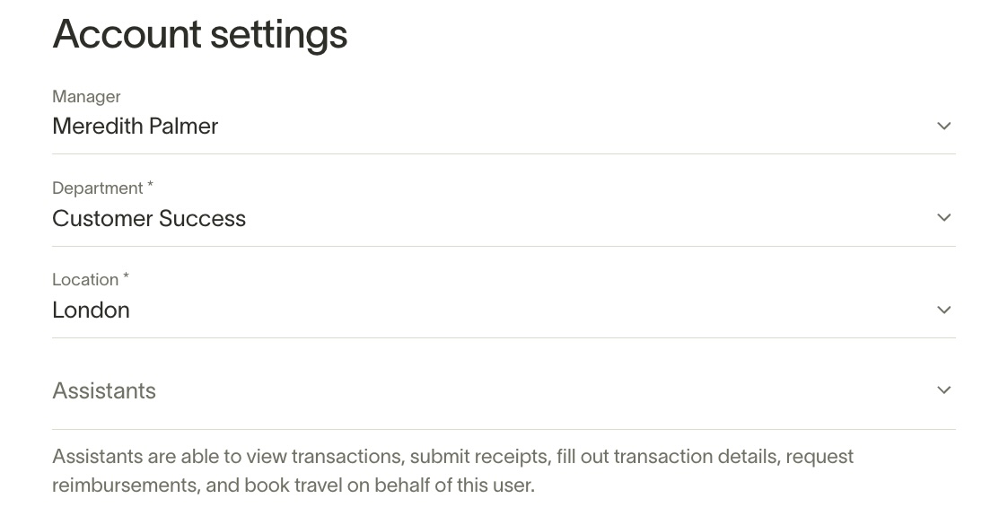 Updating user information in Ramp – Ramp