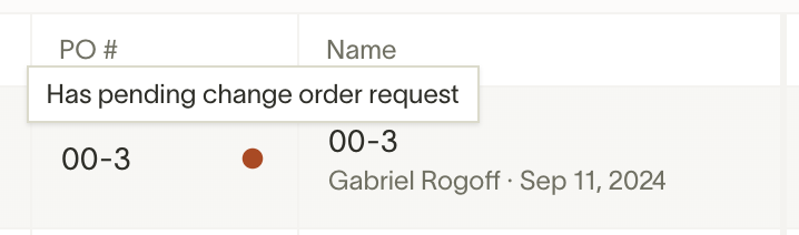 Change Orders – Ramp