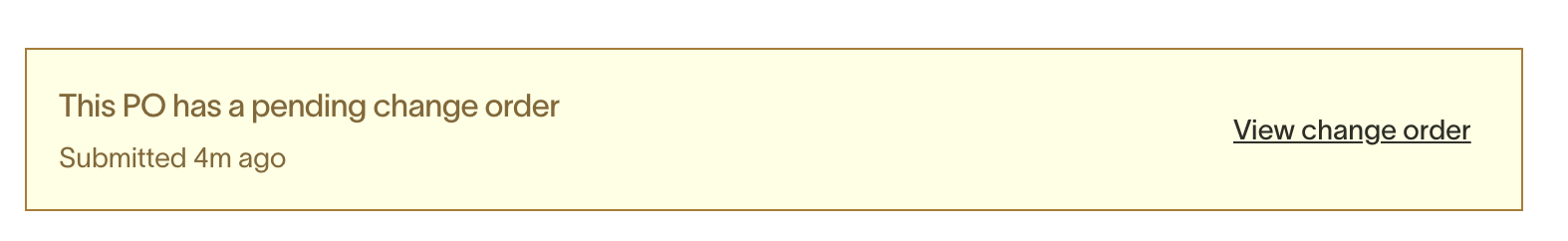 Change Orders – Ramp