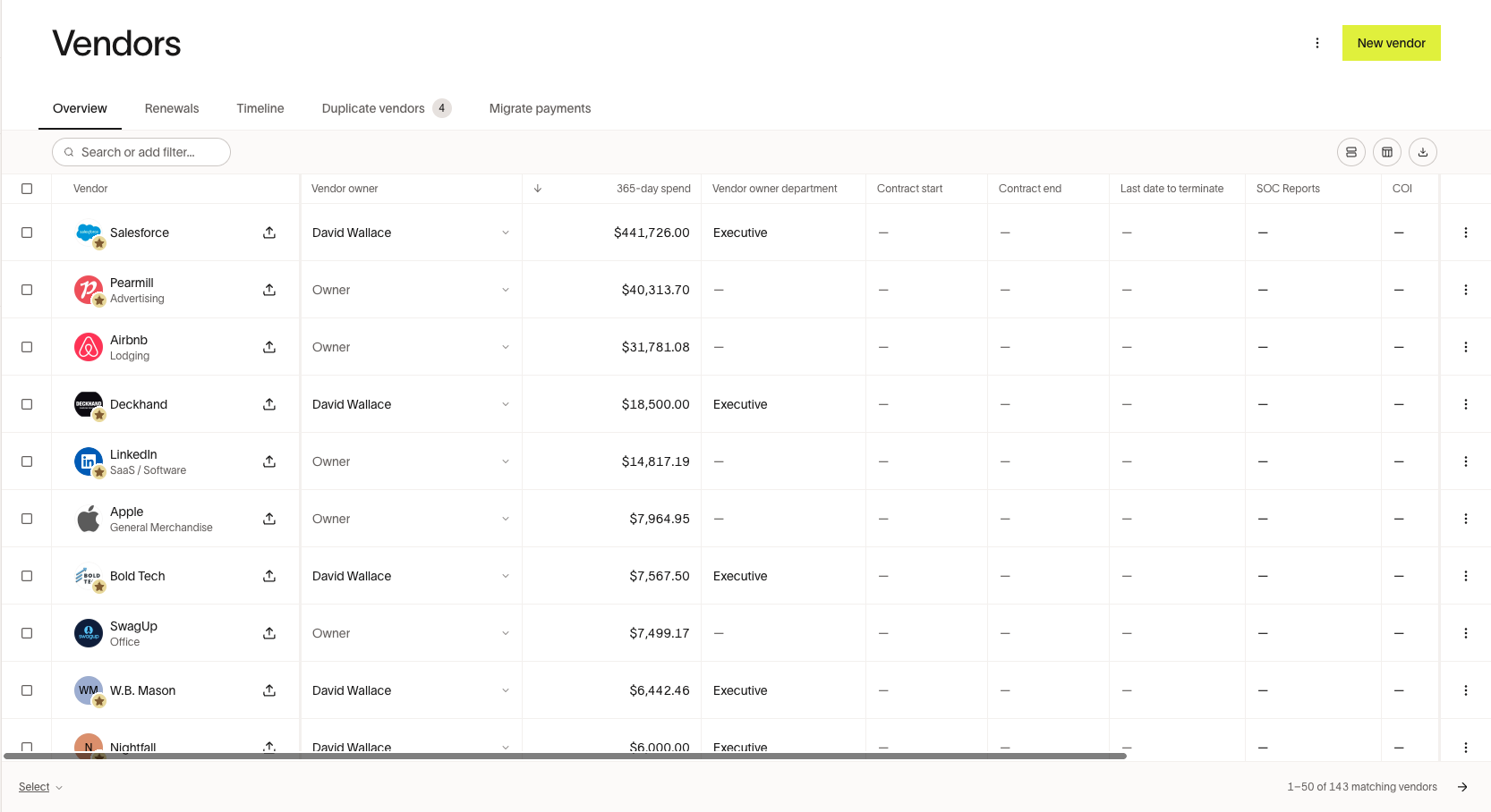 Vendor management on Ramp – Ramp