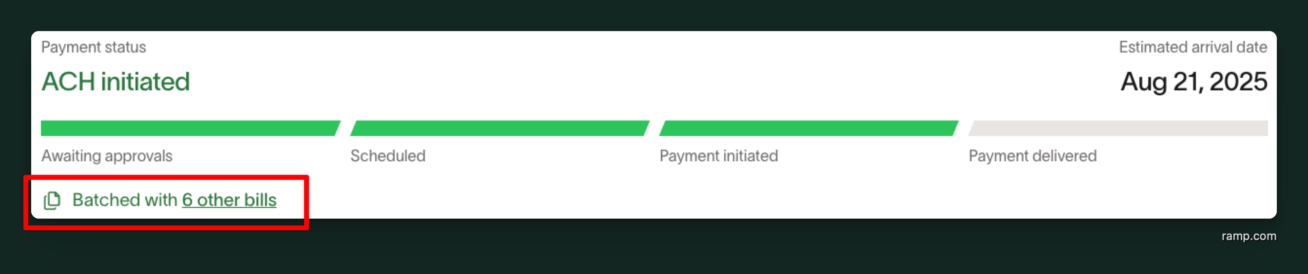 Batch payments on Ramp Bill Pay – Ramp