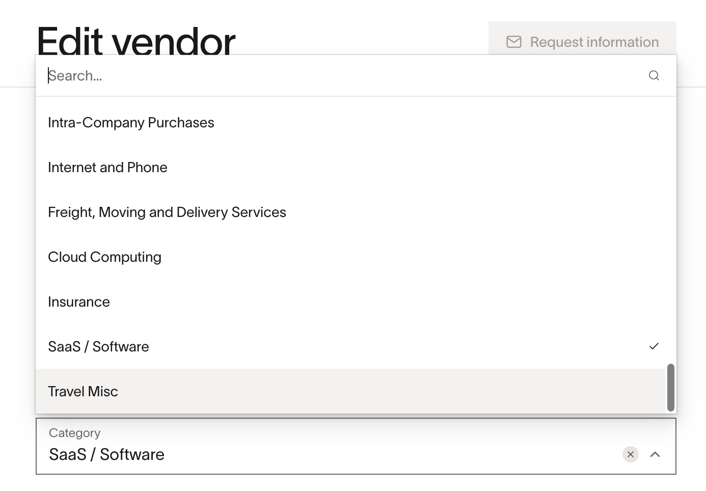 Vendor management on Ramp – Ramp