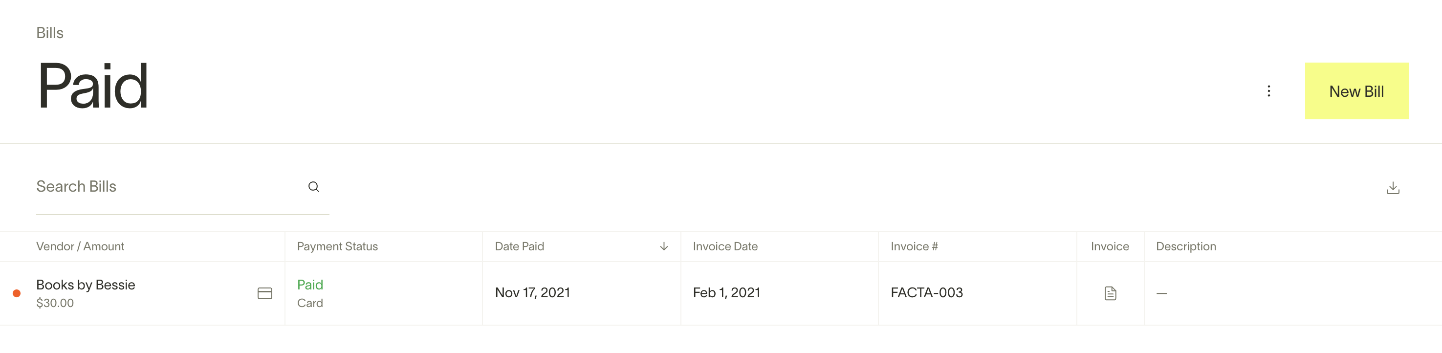 Bill Lifecycle – Ramp