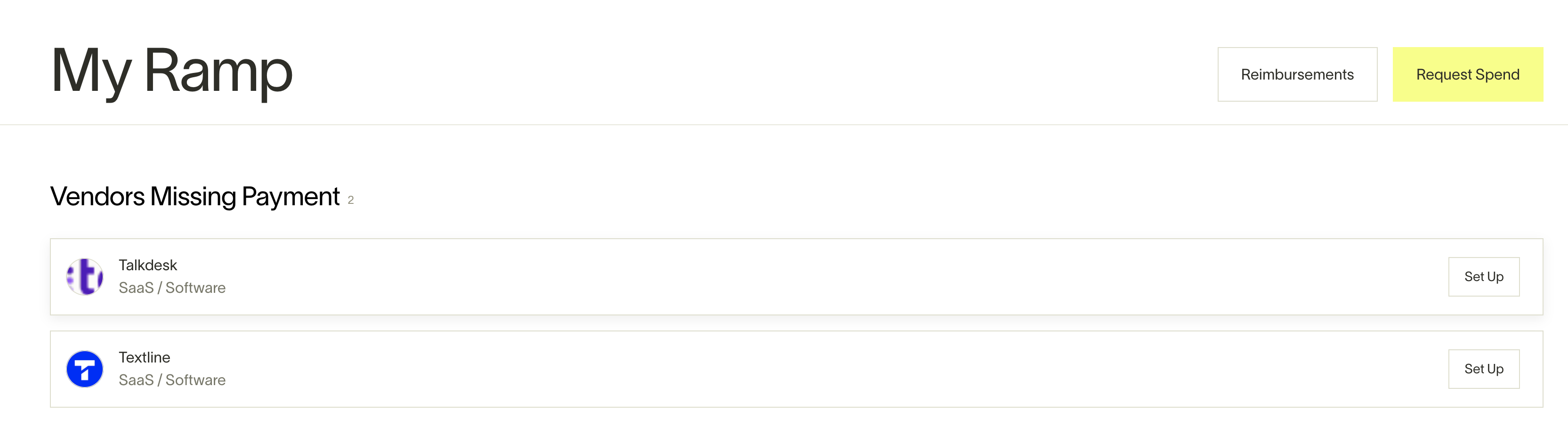 Migrate your card vendors – Ramp