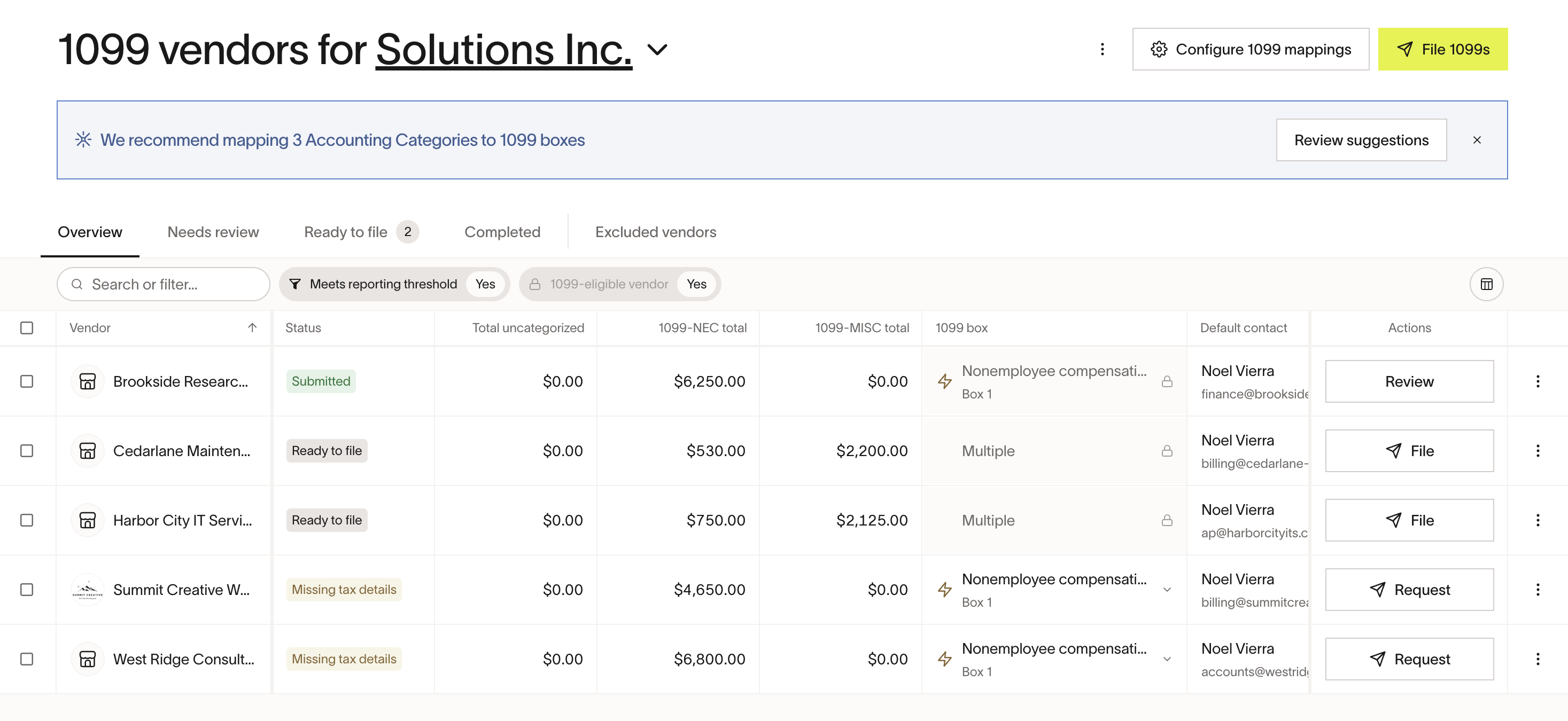 1099 Filing on Ramp – Ramp