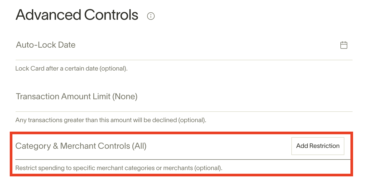 Blocking or Restricting Merchants on Ramp – Ramp